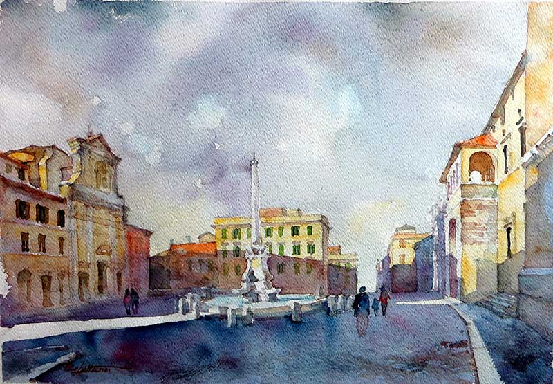 Paolo Lattanzi: gli acquerelli in mostra a Tarquinia sino al 21 giugno