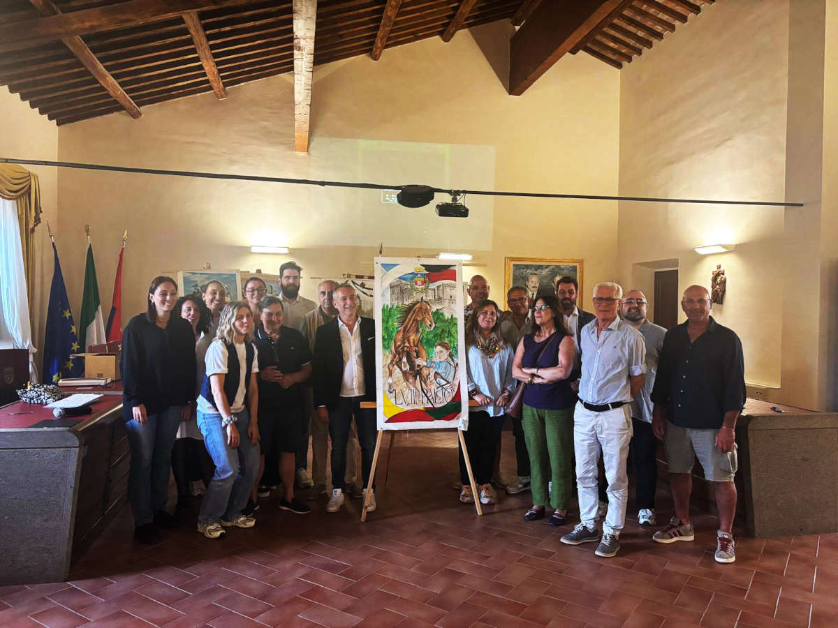 Soriano nel Cimino, scelto il drappo del Palio delle Contrade 2025 alla ...